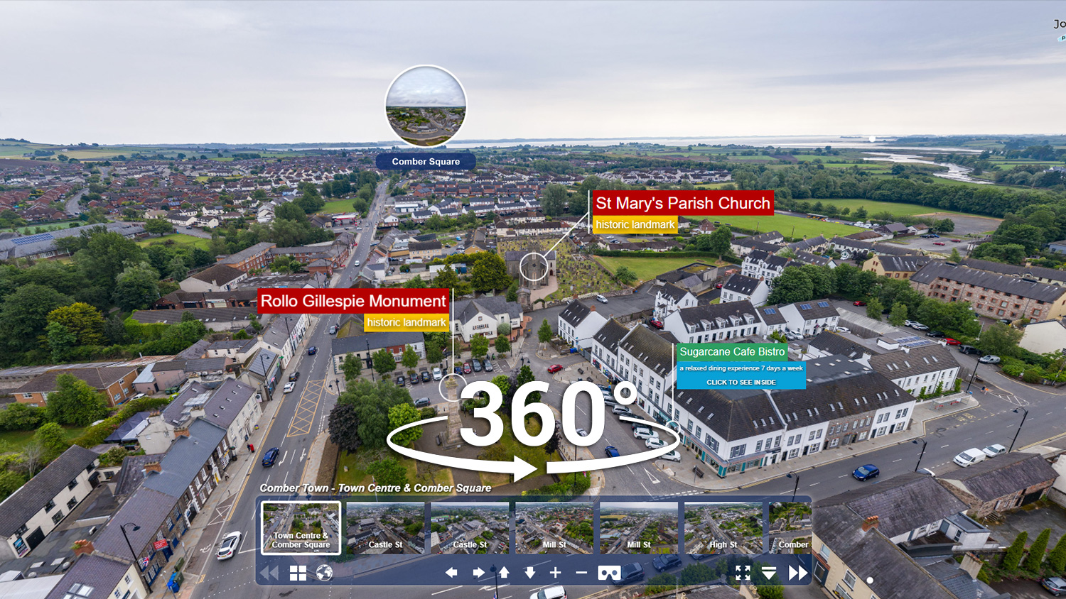 Comber Town - A Virtual Visit Tour